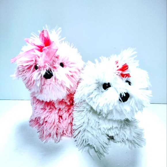 Dan Dee | Toys | Collectors Choice Dandee White Plush And Pink Plush ...